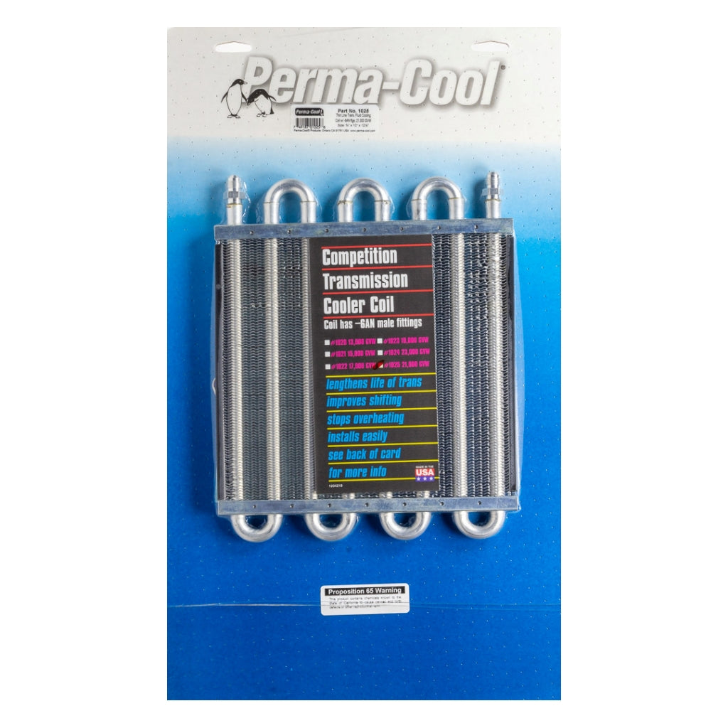 Perma-Cool Deluxe Thinline Trans Cooler 8 Pass -6AN – 90racing