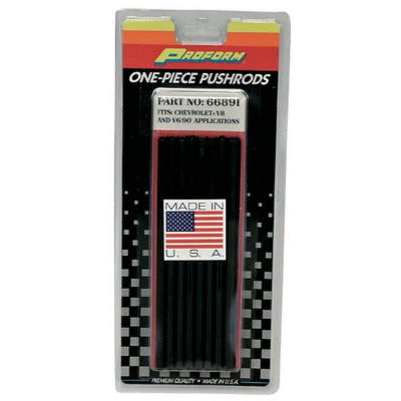 Proform Small Block Chevy (SBC) 5/16in Chrome Moly Pushrods - 7.800in – 90racing